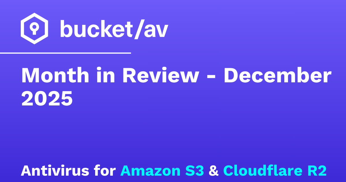 Month in Review - December 2025 – bucketAV