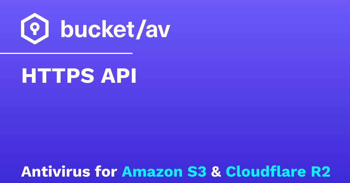 HTTPS API – bucketAV