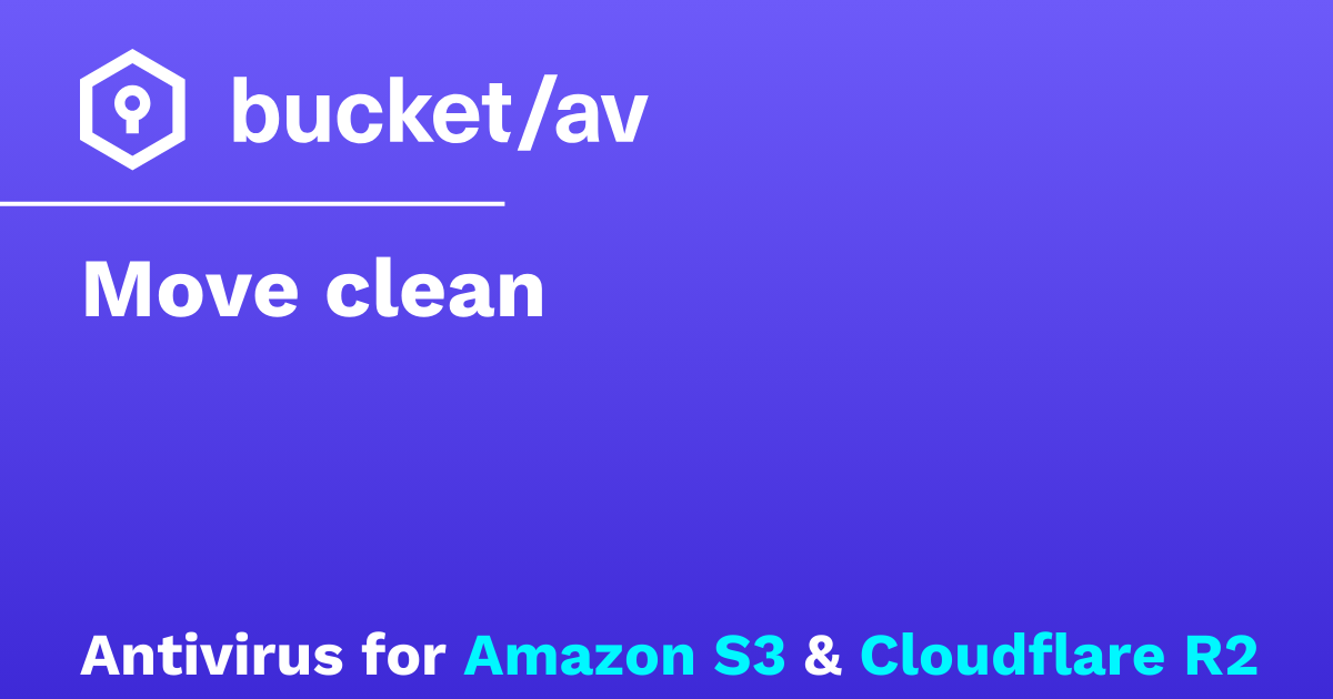 Move clean – bucketAV