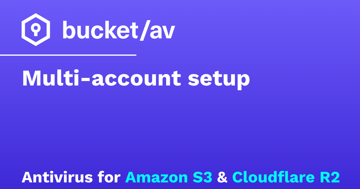 Multi-account setup – bucketAV