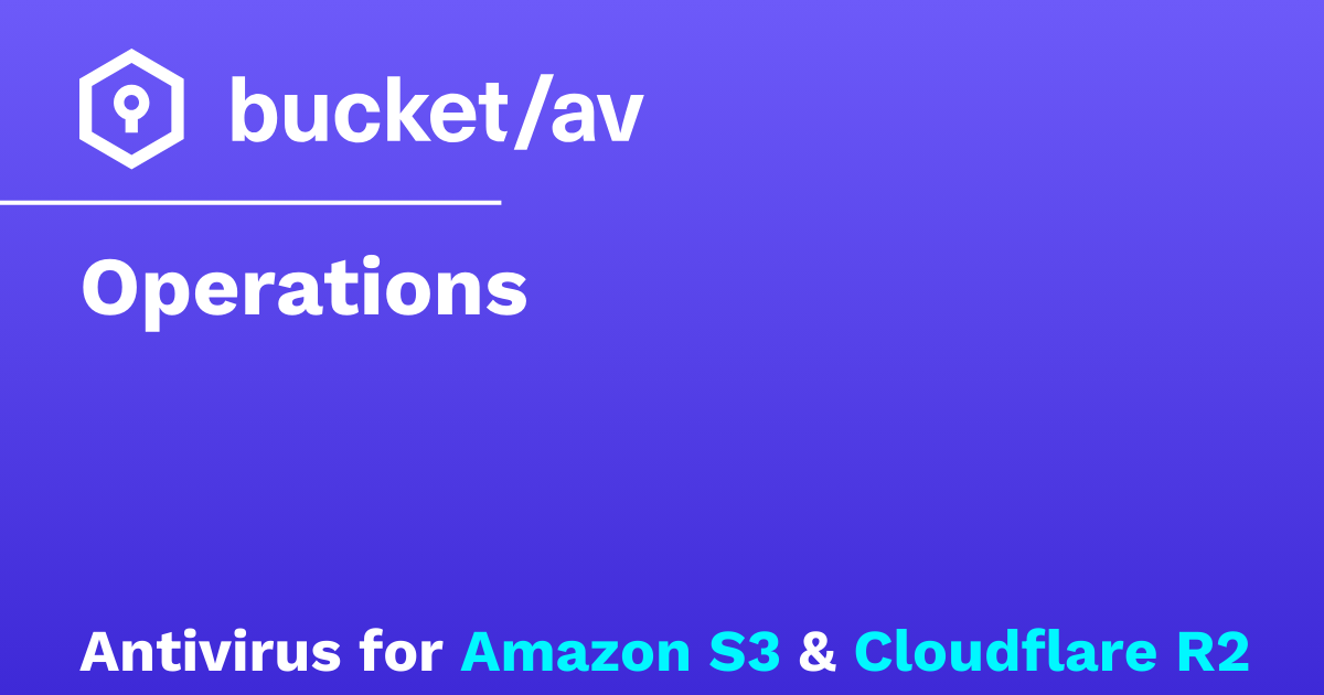 Operations – bucketAV